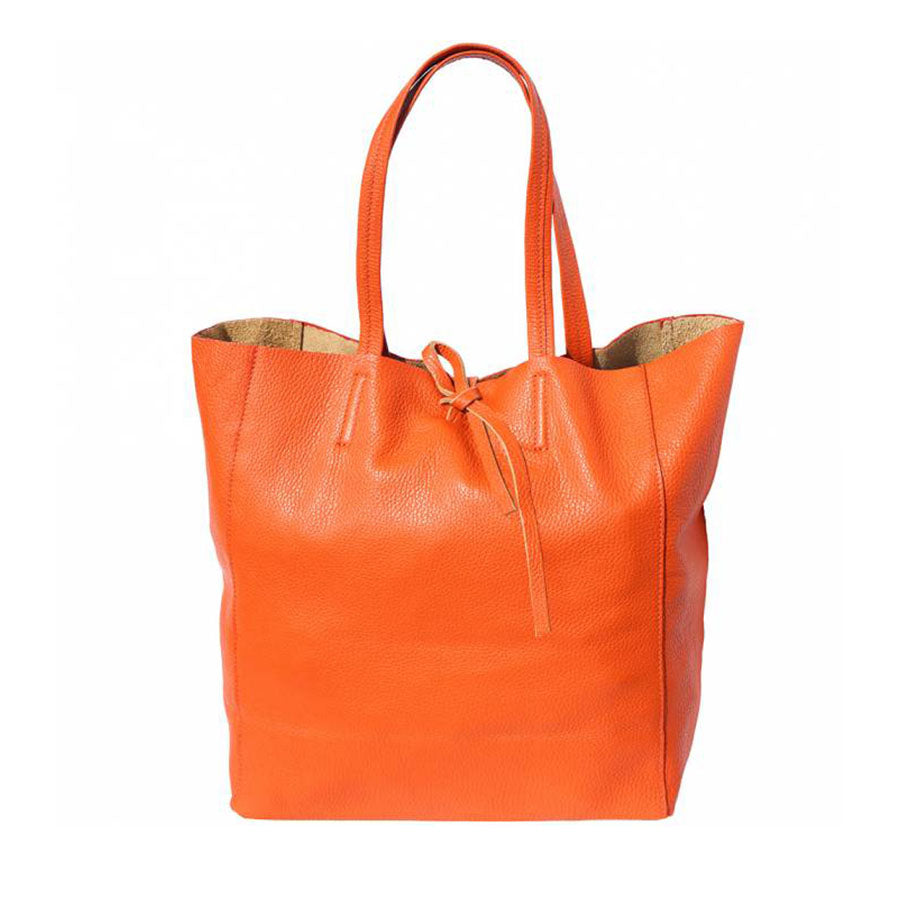 Babila Orange Leather Bag – Butterslip